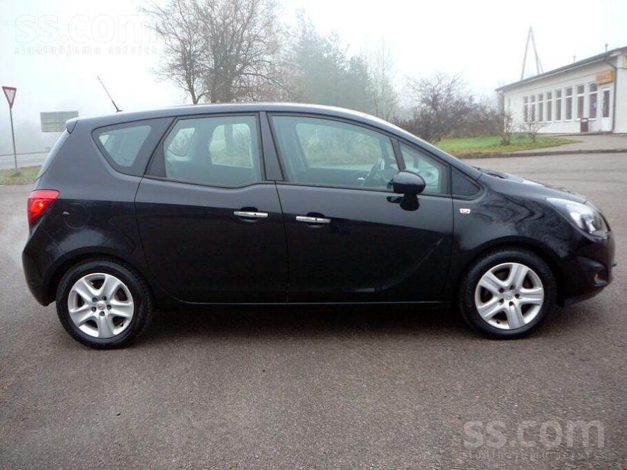 Black Opel Meriva 2010 in Cesis, with an engine capacity of 1.40 L and mileage of 0 thousand km for 4750 €, photo 7 on AUTOMOTO.COM.LV