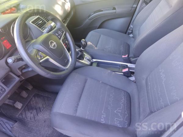 Melns Opel Meriva 2011 Ogre, ar dzinēja tilpumu 1.70 L un nobraukumu 0 tūkst. km par 3650 €, foto 7 vietnē AUTOMOTO.COM.LV