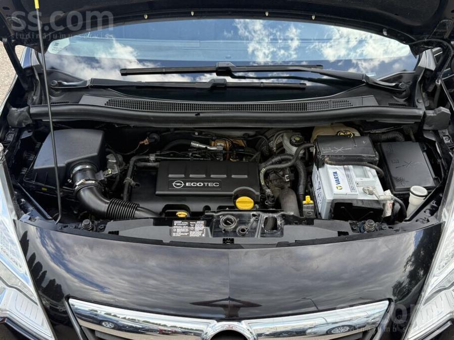 Black Opel Meriva 2011 in Liepaja, with an engine capacity of 1.40 L and mileage of 177 thousand km for 4600 €, photo 27 on AUTOMOTO.COM.LV