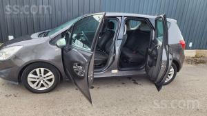 Black Opel Meriva 2011 in Ogre, with an engine capacity of 1.70 L and mileage of 0 thousand km for 3150 €, photo 7 on AUTOMOTO.COM.LV