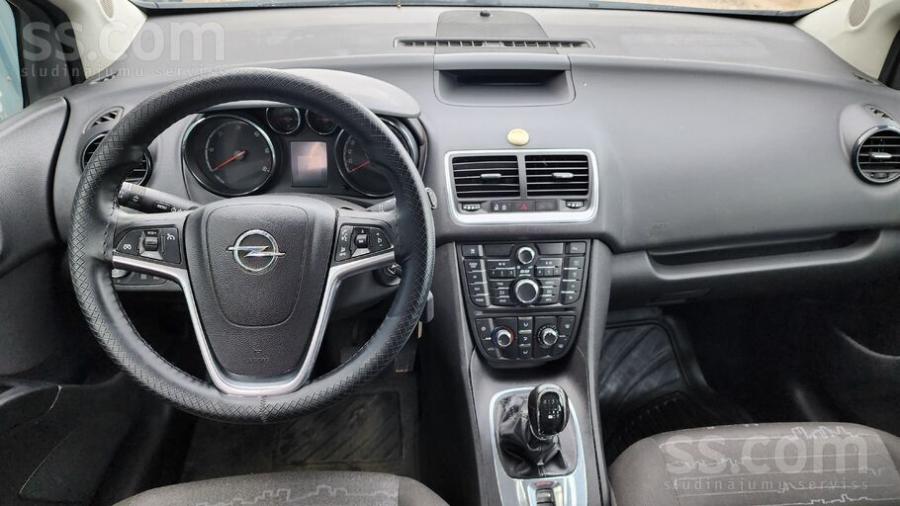 Black Opel Meriva 2011 in Ogre, with an engine capacity of 1.70 L and mileage of 0 thousand km for 3150 €, photo 9 on AUTOMOTO.COM.LV