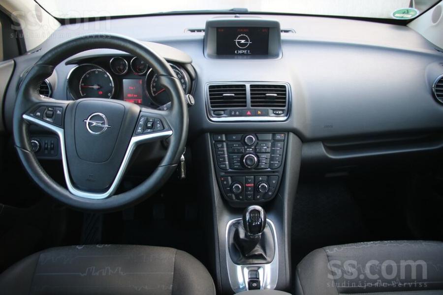 Black Opel Meriva 2011 in Tukums, with an engine capacity of 1.70 L and mileage of 266 thousand km for 4686 €, photo 10 on AUTOMOTO.COM.LV