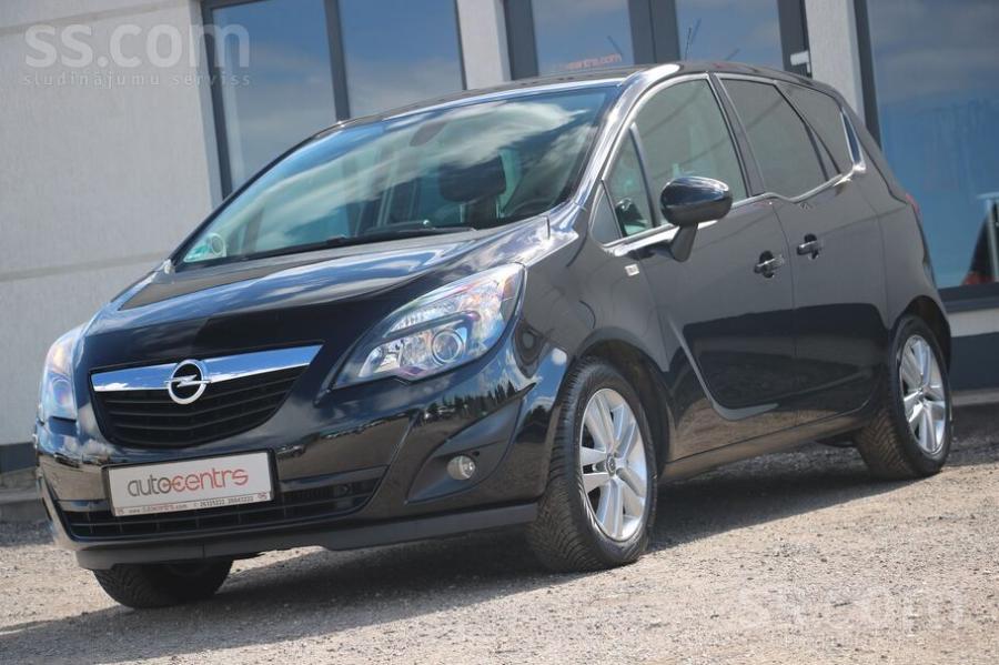 Black Opel Meriva 2011 in Tukums, with an engine capacity of 1.70 L and mileage of 266 thousand km for 4686 €, photo 28 on AUTOMOTO.COM.LV