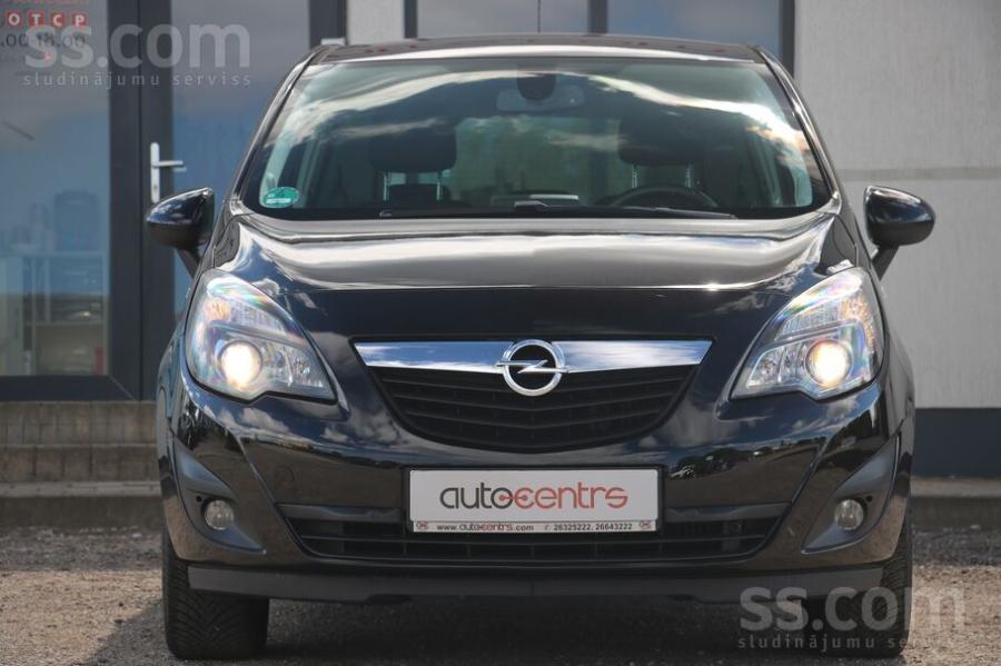 Black Opel Meriva 2011 in Tukums, with an engine capacity of 1.70 L and mileage of 266 thousand km for 4686 €, photo 33 on AUTOMOTO.COM.LV