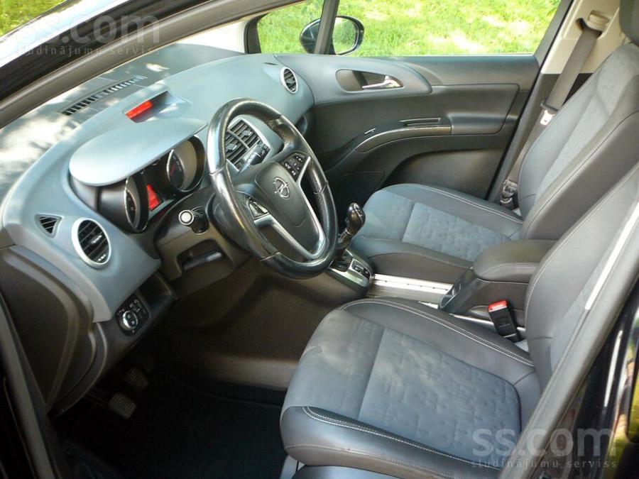 Melns Opel Meriva 2011 Cēsis, ar dzinēja tilpumu 1.40 L un nobraukumu 194 tūkst. km par 4450 €, foto 15 vietnē AUTOMOTO.COM.LV