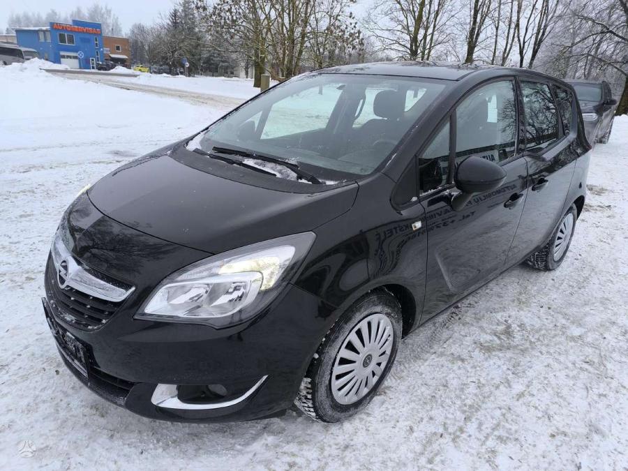 Black Opel Meriva 2014 in Joniskis, with an engine capacity of 1.40 L and mileage of 47 thousand km for 5350 €, photo 1 on AUTOMOTO.COM.LV