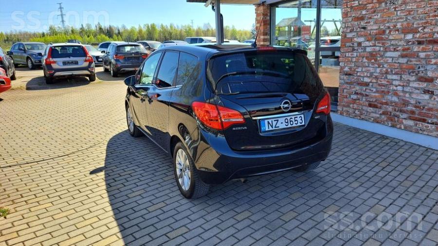 Melns Opel Meriva 2015 Talsi, ar dzinēja tilpumu 1.60 L un nobraukumu 211 tūkst. km par 6200 €, foto 14 vietnē AUTOMOTO.COM.LV
