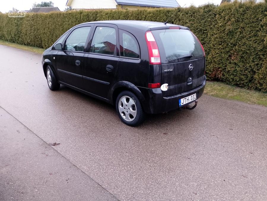 Melns Opel Meriva 2004 Viļņa, ar dzinēja tilpumu 1.60 L un nobraukumu 240 tūkst. km par 850 €, foto 2 vietnē AUTOMOTO.COM.LV