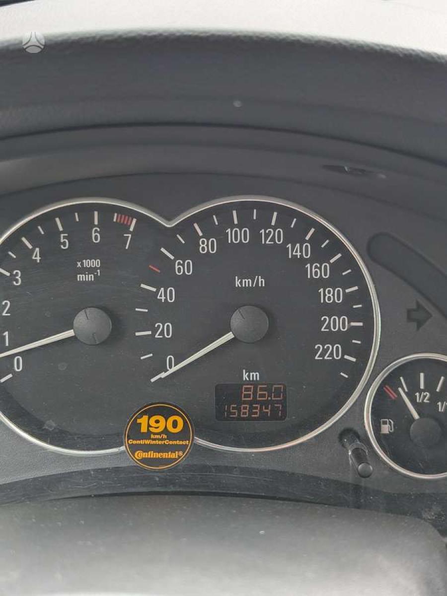 Black Opel Meriva 2004 in Vilnius, with an engine capacity of 1.60 L and mileage of 158 thousand km for 1100 €, photo 19 on AUTOMOTO.COM.LV