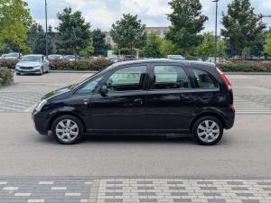 Black Opel Meriva 2004 in Vilnius, with an engine capacity of 1.60 L and mileage of 158 thousand km for 1100 €, photo  on AUTOMOTO.COM.LV