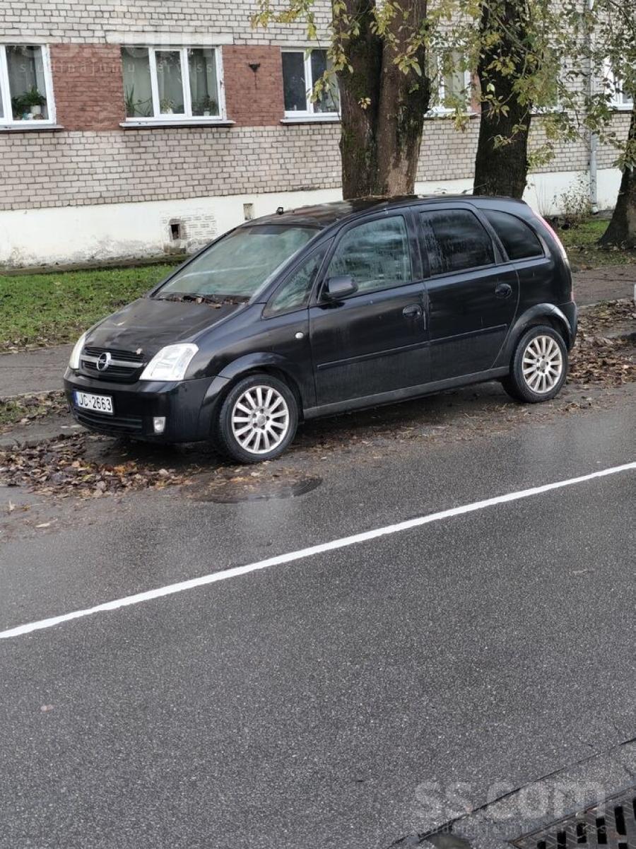 Melns Opel Meriva 2004 Rīga, ar dzinēja tilpumu 1.70 L un nobraukumu 386 tūkst. km par 500 €, foto 1 vietnē AUTOMOTO.COM.LV