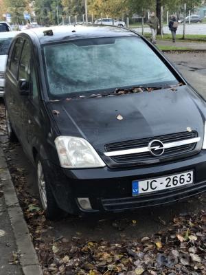 Melns Opel Meriva 2004 Rīga, ar dzinēja tilpumu 1.70 L un nobraukumu 386 tūkst. km par 500 €, foto 3 vietnē AUTOMOTO.COM.LV