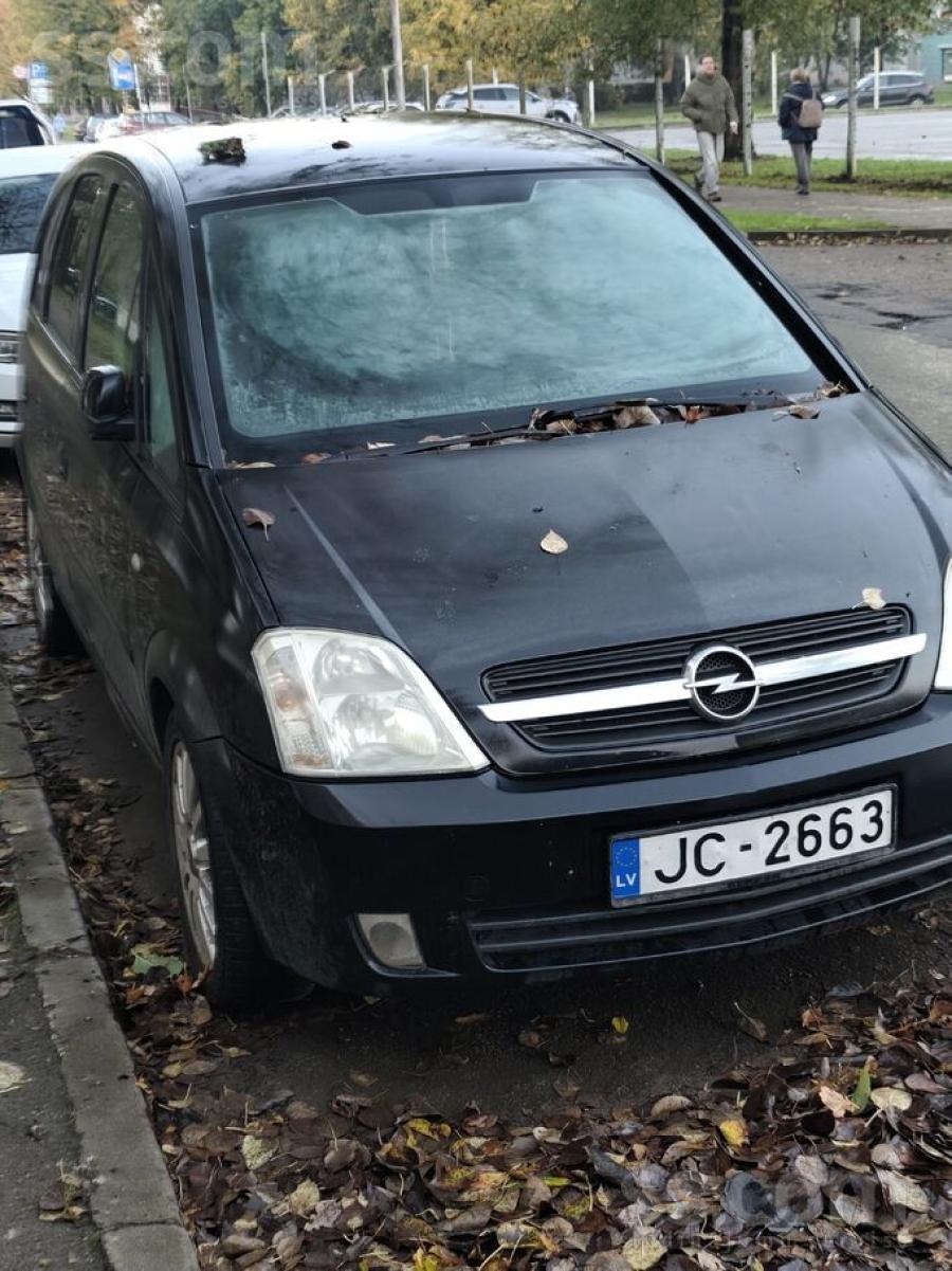 Melns Opel Meriva 2004 Rīga, ar dzinēja tilpumu 1.70 L un nobraukumu 386 tūkst. km par 500 €, foto 3 vietnē AUTOMOTO.COM.LV