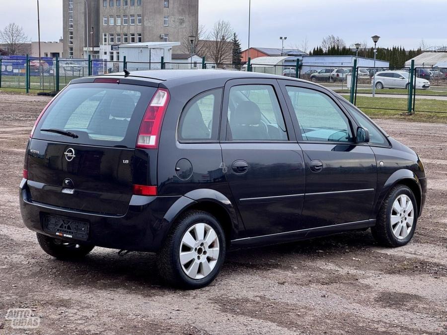 Melns Opel Meriva 2005 Kretinga, ar dzinēja tilpumu 1.60 L un nobraukumu 237 tūkst. km par 1850 €, foto 6 vietnē AUTOMOTO.COM.LV