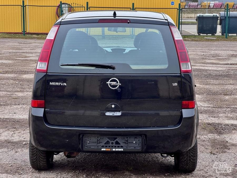 Melns Opel Meriva 2005 Kretinga, ar dzinēja tilpumu 1.60 L un nobraukumu 237 tūkst. km par 1850 €, foto 7 vietnē AUTOMOTO.COM.LV
