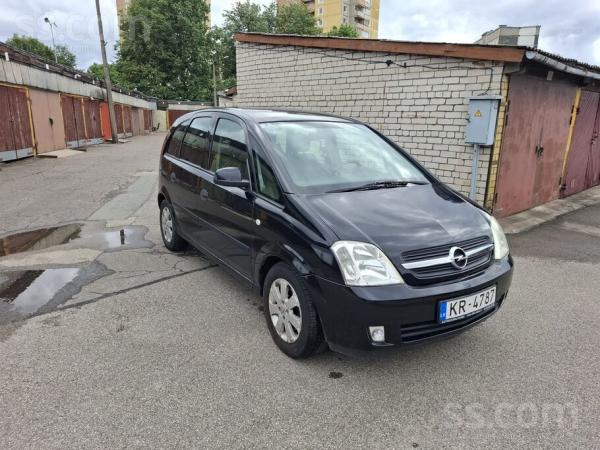 Черный Опель Мерива 2005 в Рига, объемом двигателя 1.60 л и пробегом 236 тыс. км за 1559 €, фото 2 на AUTOMOTO.COM.LV
