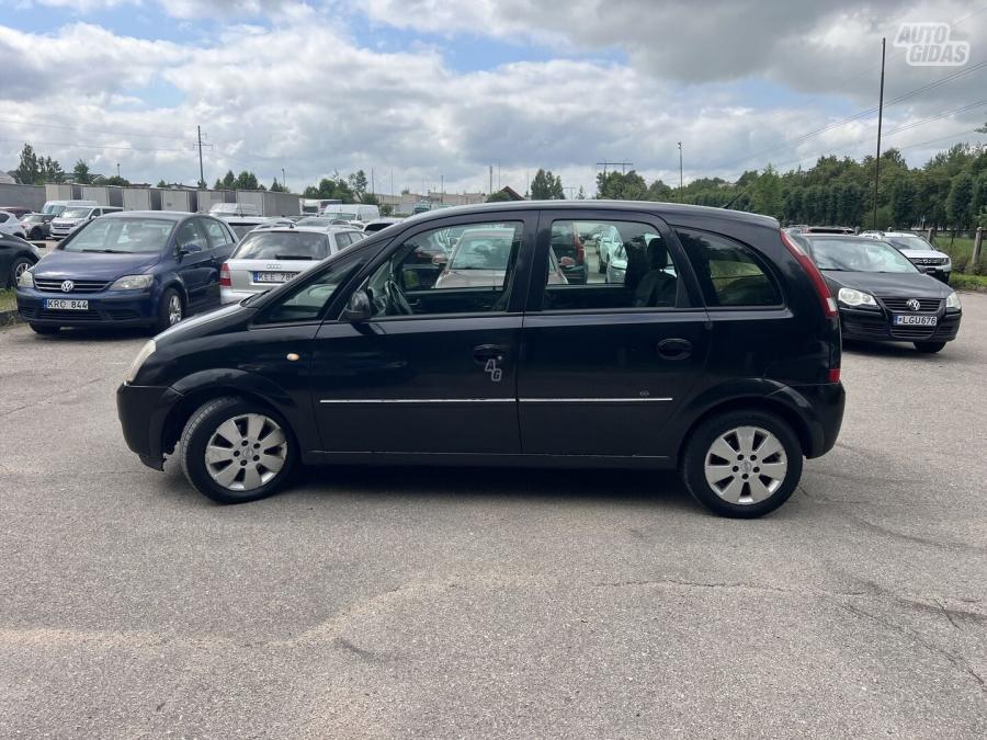 Black Opel Meriva 2005 in Siauliai, with an engine capacity of 1.70 L and mileage of 0 thousand km for 799 €, photo 8 on AUTOMOTO.COM.LV