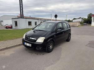 Black Opel Meriva 2006 in Vilnius, with an engine capacity of 1.69 L and mileage of 284 thousand km for 750 €, photo  on AUTOMOTO.COM.LV