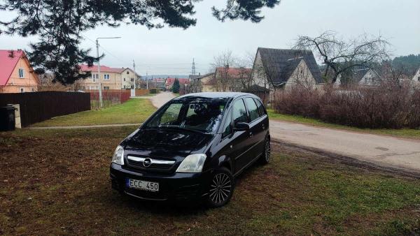 Melns Opel Meriva 2008 Viļņa, ar dzinēja tilpumu 1.60 L un nobraukumu 202 tūkst. km par 750 €, foto 2 vietnē AUTOMOTO.COM.LV