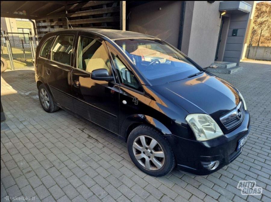 Melns Opel Meriva 2008 Viļņa, ar dzinēja tilpumu 1.20 L un nobraukumu 154 tūkst. km par 1000 €, foto 1 vietnē AUTOMOTO.COM.LV
