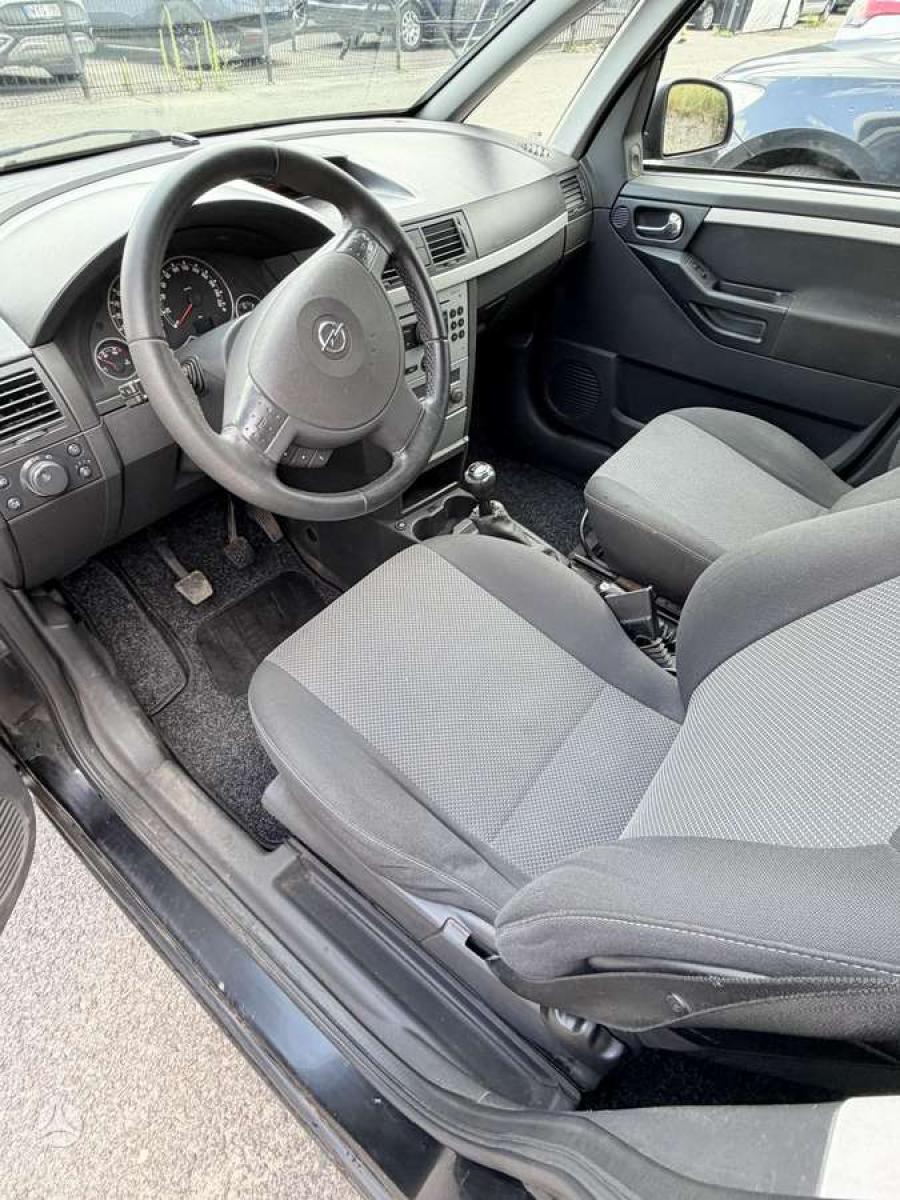 Melns Opel Meriva 2008 Viļņa, ar dzinēja tilpumu 1.60 L un nobraukumu 2 tūkst. km par 699 €, foto 6 vietnē AUTOMOTO.COM.LV