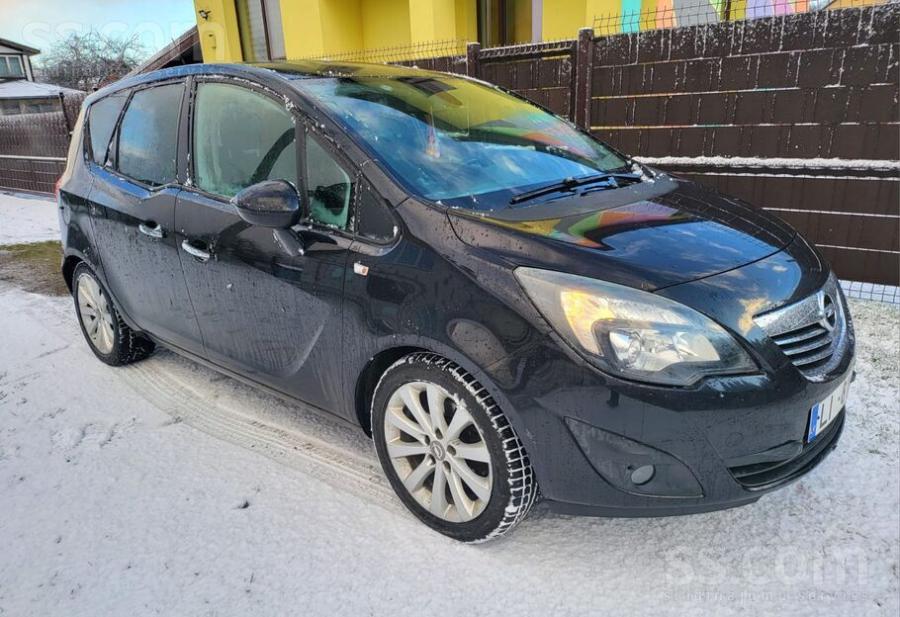 Melns Opel Meriva 2010 Rīga, ar dzinēja tilpumu 1.70 L un nobraukumu 221 tūkst. km par 4400 €, foto 1 vietnē AUTOMOTO.COM.LV