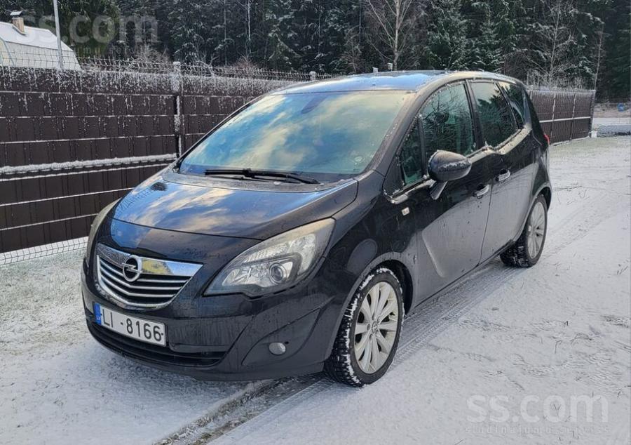 Melns Opel Meriva 2010 Rīga, ar dzinēja tilpumu 1.70 L un nobraukumu 221 tūkst. km par 4400 €, foto 5 vietnē AUTOMOTO.COM.LV
