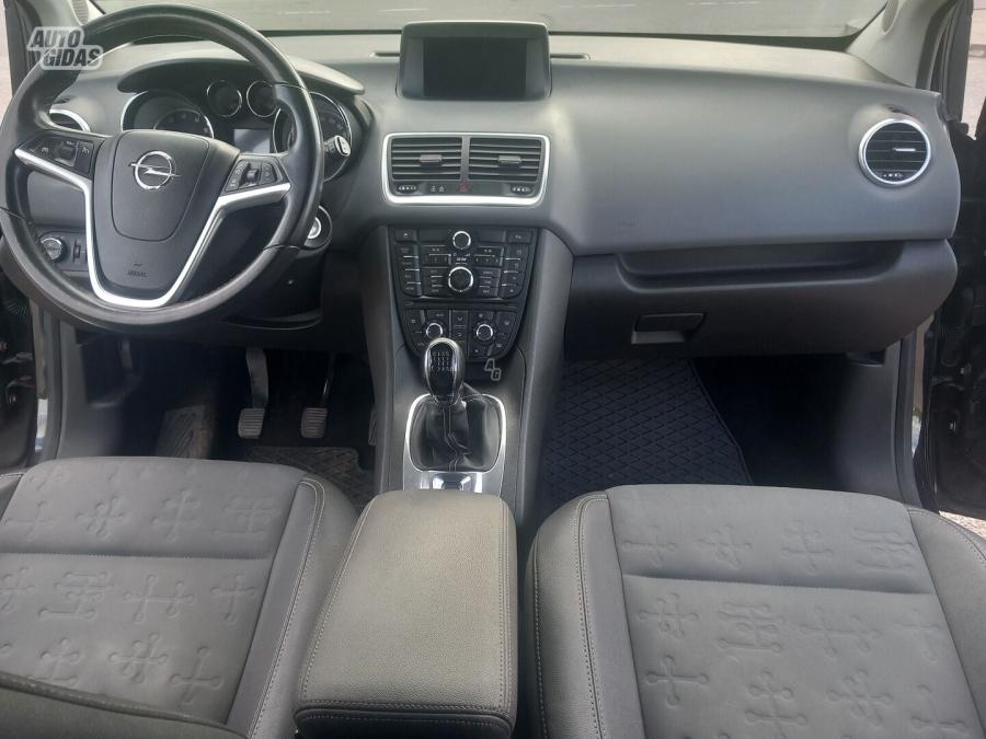 Black Opel Meriva 2011 in Vilnius, with an engine capacity of 1.40 L and mileage of 248 thousand km for 3600 €, photo 28 on AUTOMOTO.COM.LV