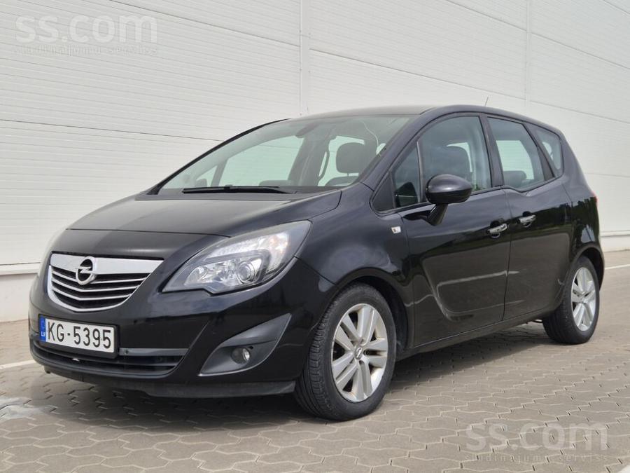 Black Opel Meriva 2011 in Riga, with an engine capacity of 1.70 L and mileage of 109 thousand km for 5450 €, photo 1 on AUTOMOTO.COM.LV
