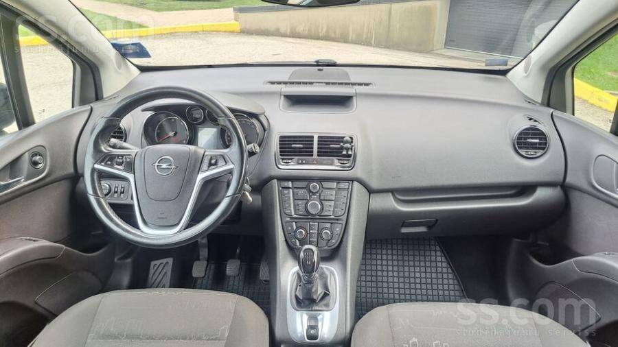 Black Opel Meriva 2011 in Riga, with an engine capacity of 1.30 L and mileage of 209 thousand km for 4400 €, photo 8 on AUTOMOTO.COM.LV