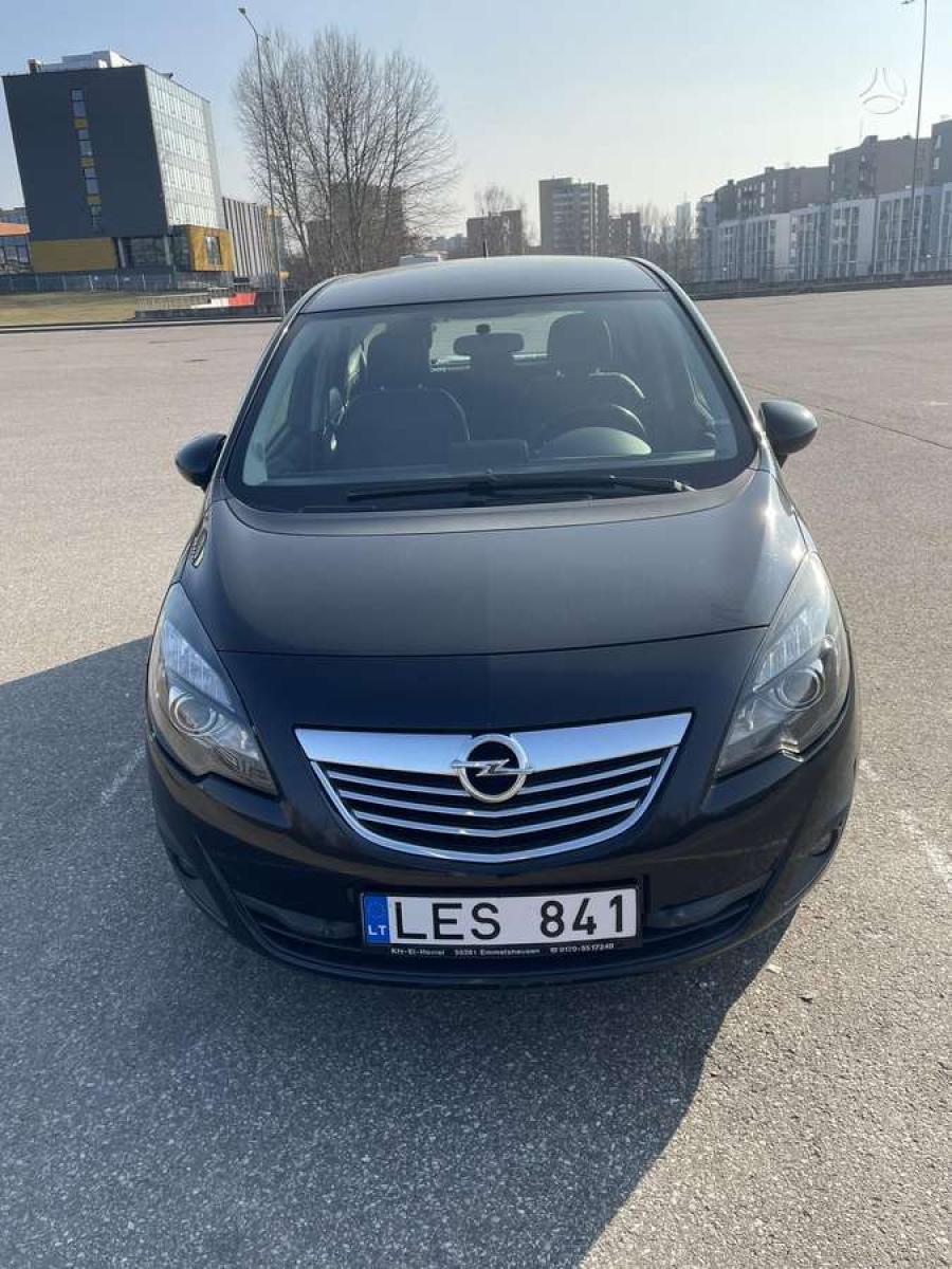 Melns Opel Meriva 2011 Viļņa, ar dzinēja tilpumu 1.36 L un nobraukumu 200 tūkst. km par 2999 €, foto 3 vietnē AUTOMOTO.COM.LV