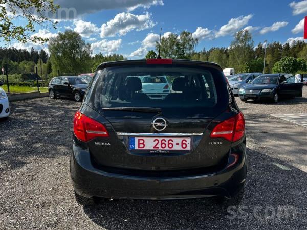 Black Opel Meriva 2012 in Valmiera, with an engine capacity of 1.40 L and mileage of 0 thousand km for 1500 €, photo 4 on AUTOMOTO.COM.LV