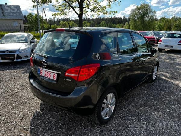 Black Opel Meriva 2012 in Valmiera, with an engine capacity of 1.40 L and mileage of 0 thousand km for 1500 €, photo 5 on AUTOMOTO.COM.LV