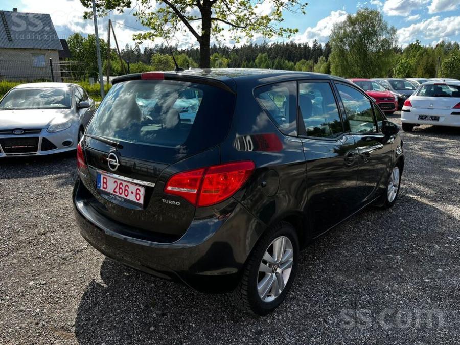 Black Opel Meriva 2012 in Valmiera, with an engine capacity of 1.40 L and mileage of 0 thousand km for 1500 €, photo 5 on AUTOMOTO.COM.LV