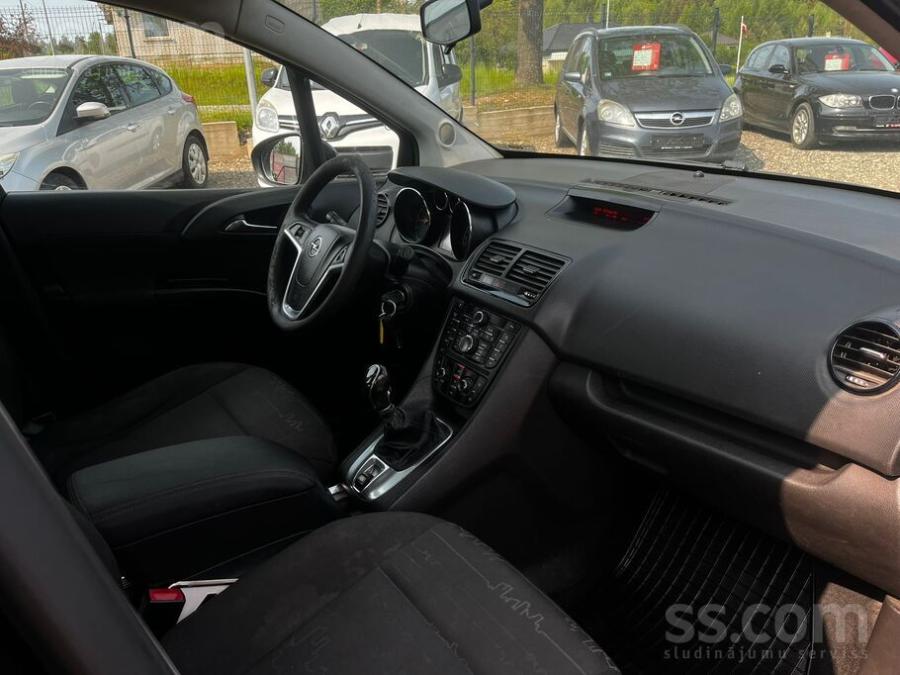 Black Opel Meriva 2012 in Valmiera, with an engine capacity of 1.40 L and mileage of 0 thousand km for 1500 €, photo 10 on AUTOMOTO.COM.LV