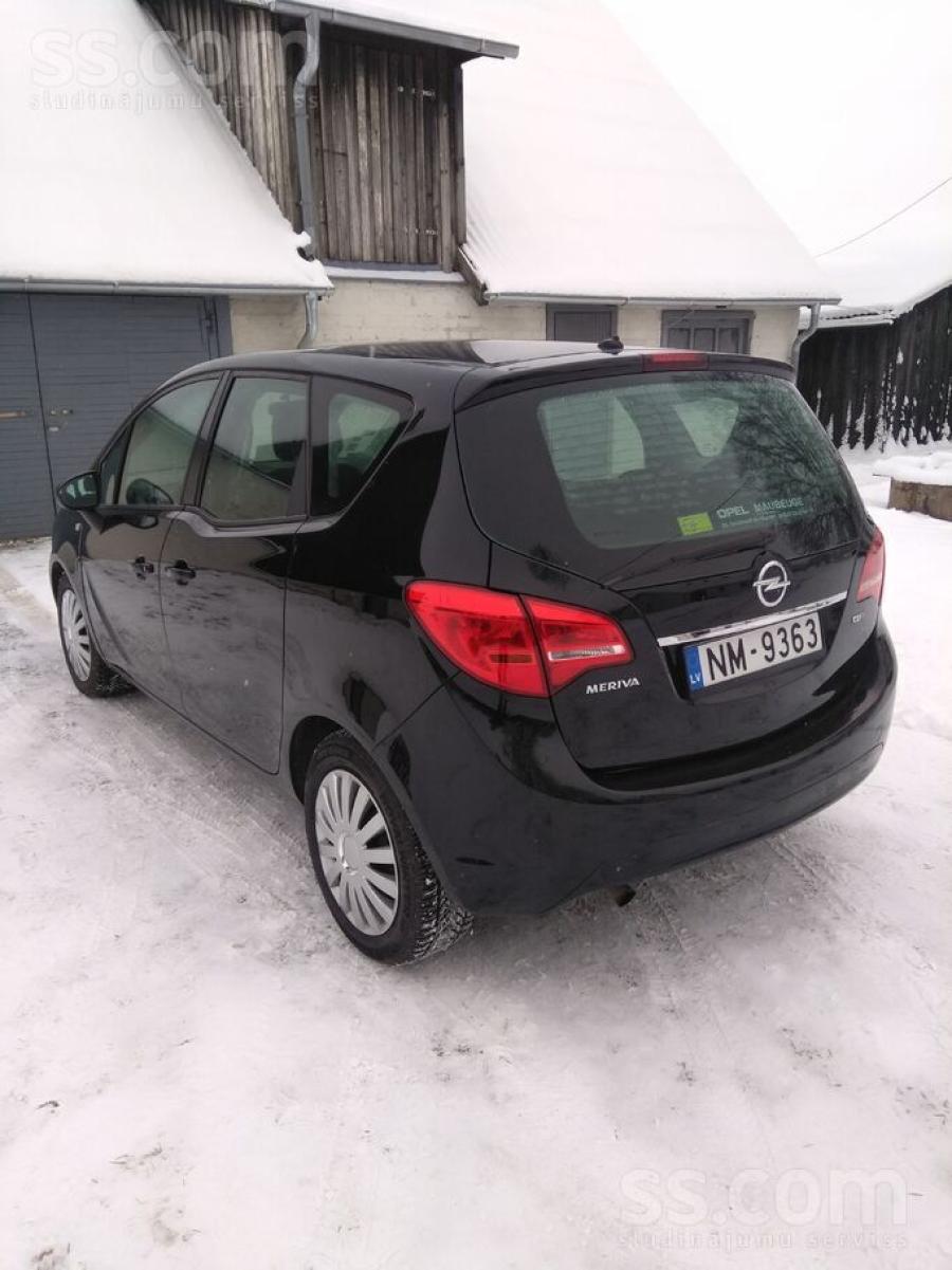 Melns Opel Meriva 2012 Liepāja, ar dzinēja tilpumu 1.70 L un nobraukumu 217 tūkst. km par 4650 €, foto 8 vietnē AUTOMOTO.COM.LV