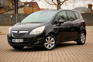Black Opel Meriva 2012 in Riga, with an engine capacity of 1.70 L and mileage of 201 thousand km for 4350 €, photo  on AUTOMOTO.COM.LV