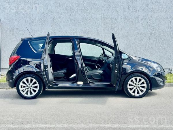 Black Opel Meriva 2012 in Jelgava, with an engine capacity of 1.40 L and mileage of 0 thousand km for 5350 €, photo 7 on AUTOMOTO.COM.LV