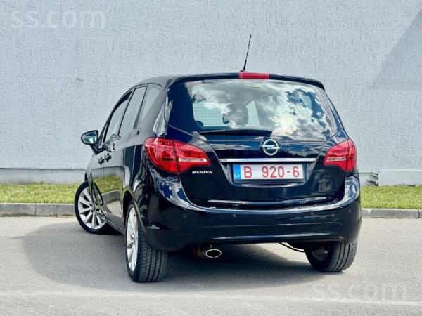 Black Opel Meriva 2012 in Jelgava, with an engine capacity of 1.40 L and mileage of 0 thousand km for 5350 €, photo 8 on AUTOMOTO.COM.LV