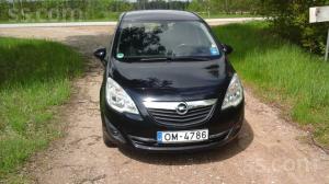 Black Opel Meriva 2012 in Ogre, with an engine capacity of 1.40 L and mileage of 189 thousand km for 4390 €, photo 8 on AUTOMOTO.COM.LV