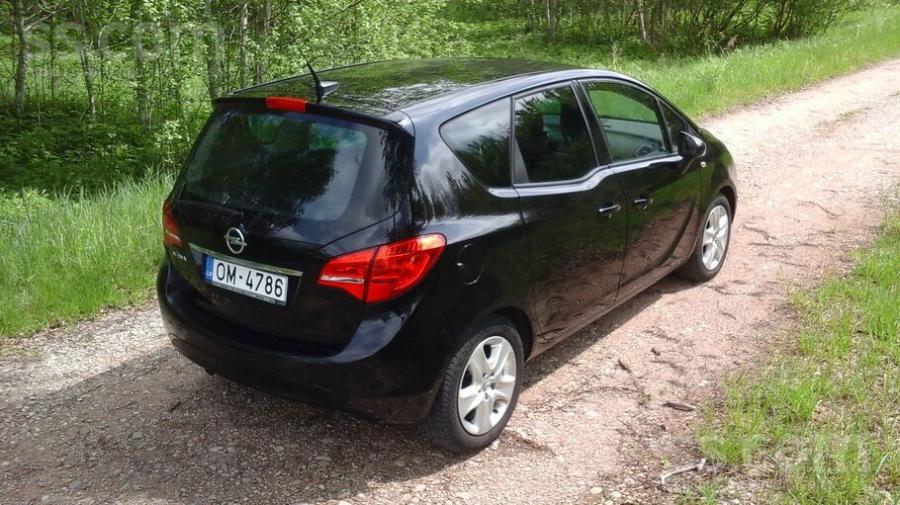 Black Opel Meriva 2012 in Ogre, with an engine capacity of 1.40 L and mileage of 189 thousand km for 4390 €, photo 14 on AUTOMOTO.COM.LV