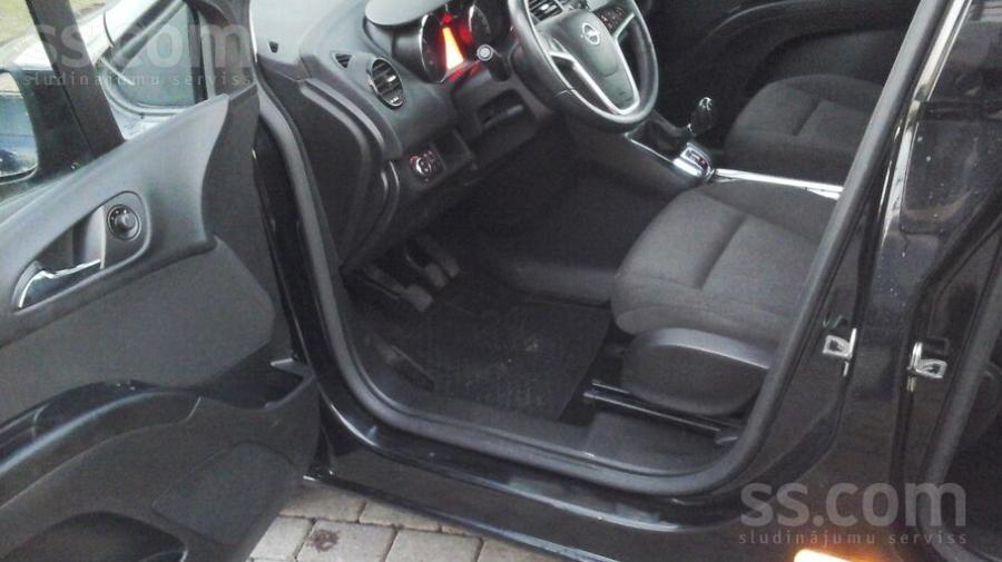 Black Opel Meriva 2012 in Ogre, with an engine capacity of 1.40 L and mileage of 189 thousand km for 4390 €, photo 20 on AUTOMOTO.COM.LV
