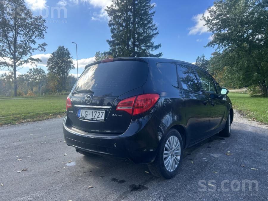 Black Opel Meriva 2012 in Aluksne, with an engine capacity of 1.20 L and mileage of 0 thousand km for 1490 €, photo 4 on AUTOMOTO.COM.LV