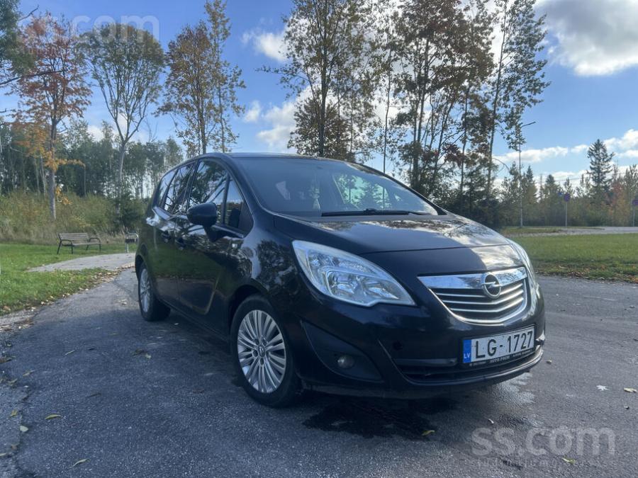 Black Opel Meriva 2012 in Aluksne, with an engine capacity of 1.20 L and mileage of 0 thousand km for 1490 €, photo 5 on AUTOMOTO.COM.LV