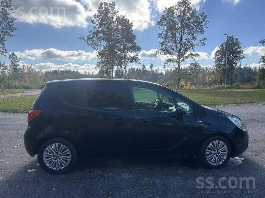 Black Opel Meriva 2012 in Aluksne, with an engine capacity of 1.20 L and mileage of 0 thousand km for 1490 €, photo 9 on AUTOMOTO.COM.LV