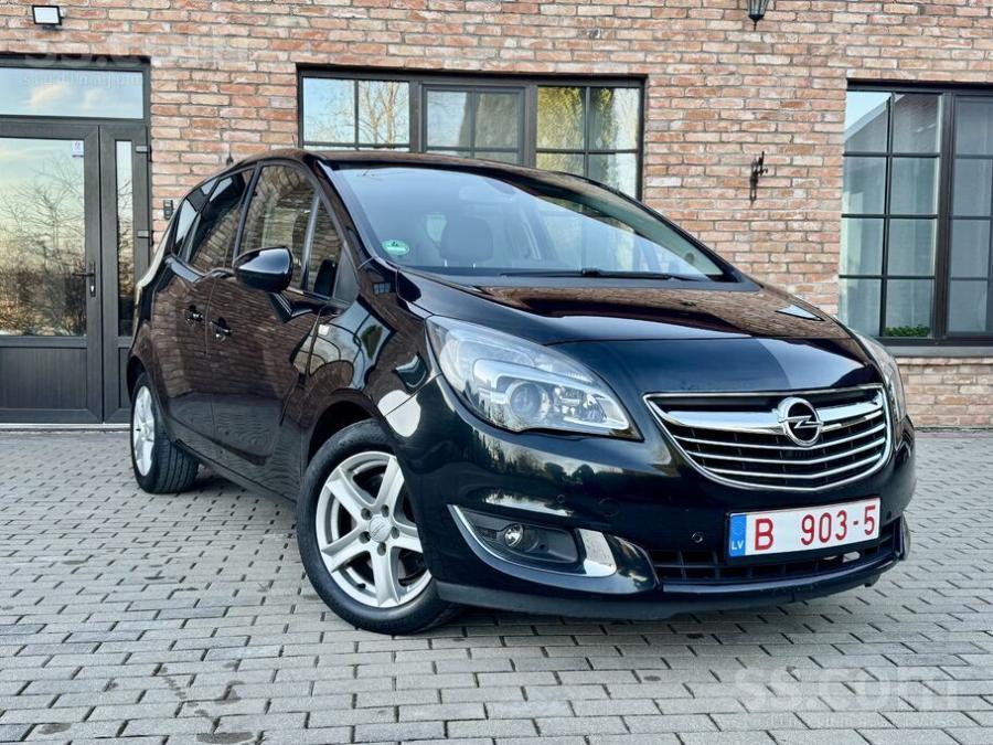 Black Opel Meriva 2014 in Jelgava, with an engine capacity of 1.60 L and mileage of 0 thousand km for 1400 €, photo 2 on AUTOMOTO.COM.LV