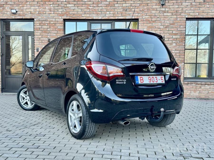 Black Opel Meriva 2014 in Jelgava, with an engine capacity of 1.60 L and mileage of 0 thousand km for 1400 €, photo 6 on AUTOMOTO.COM.LV