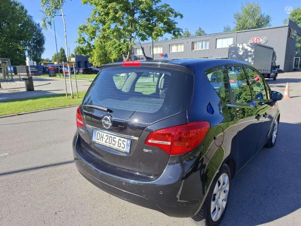 Black Opel Meriva 2014 in Panevezys, with an engine capacity of 1.60 L and mileage of 198 thousand km for 3200 €, photo 5 on AUTOMOTO.COM.LV