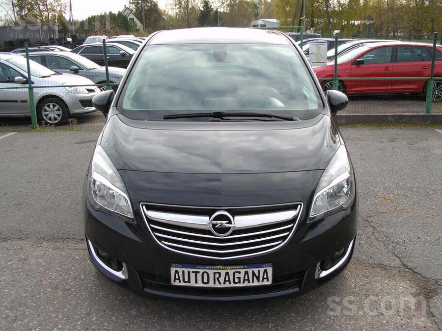Black Opel Meriva 2015 in Riga, with an engine capacity of 1.70 L and mileage of 0 thousand km for 7450 €, photo 5 on AUTOMOTO.COM.LV