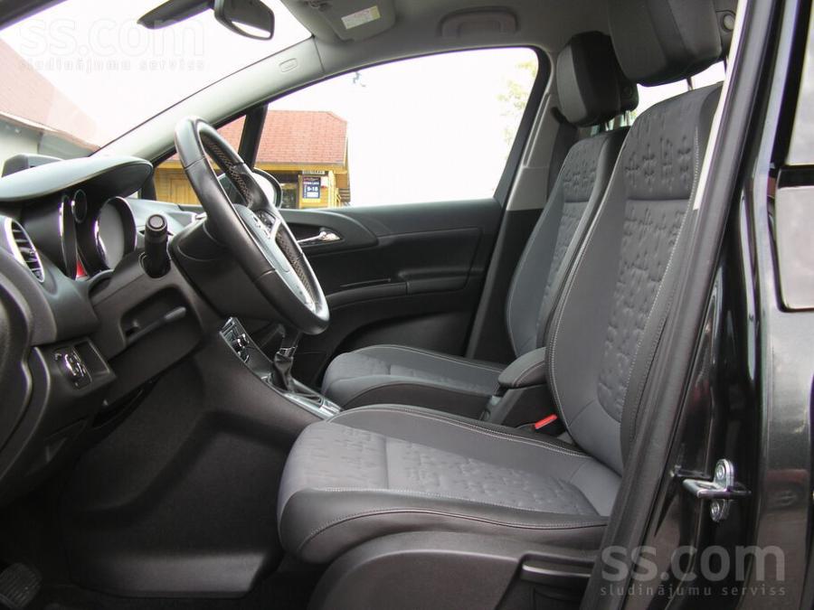Black Opel Meriva 2015 in Riga, with an engine capacity of 1.70 L and mileage of 0 thousand km for 7450 €, photo 20 on AUTOMOTO.COM.LV
